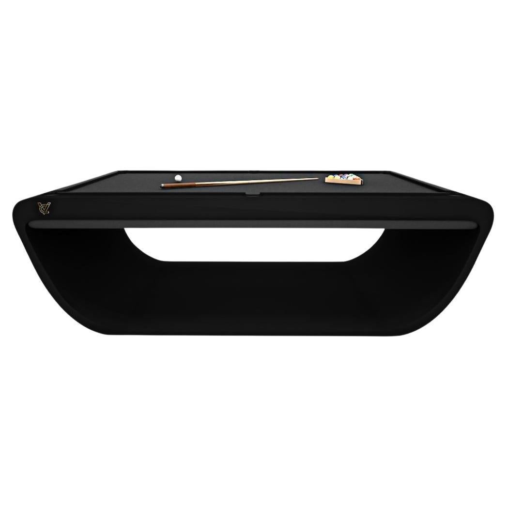 Modern Luxury Pool Table White Crystal Slate Moonshot Design, The Bezos ...