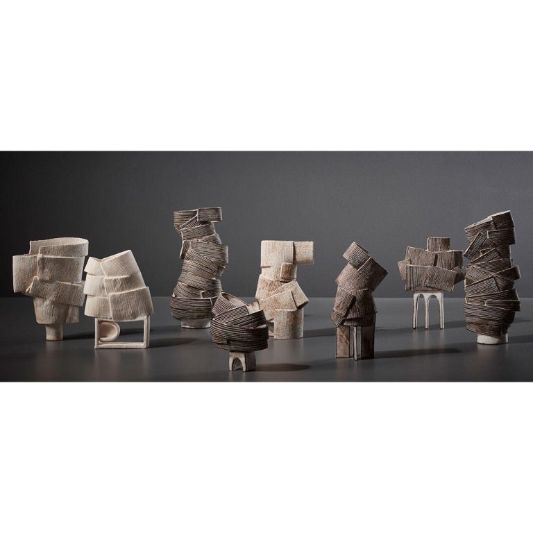 BG 436 Handcrafed Sculpture by Bronwen Grieves For Sale at 1stDibs