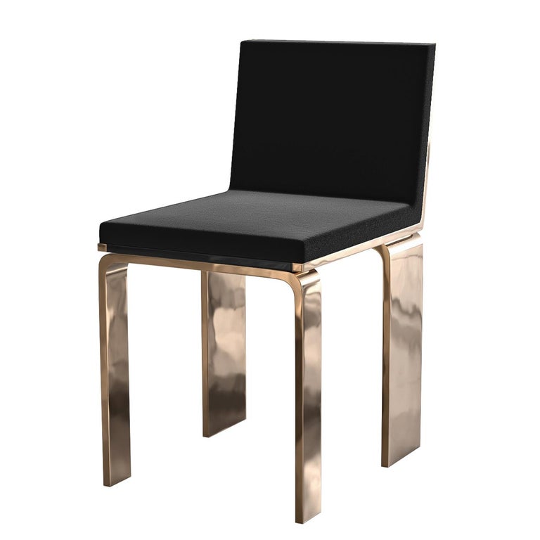 "Bianca" Chair with Bronze For Sale at 1stDibs