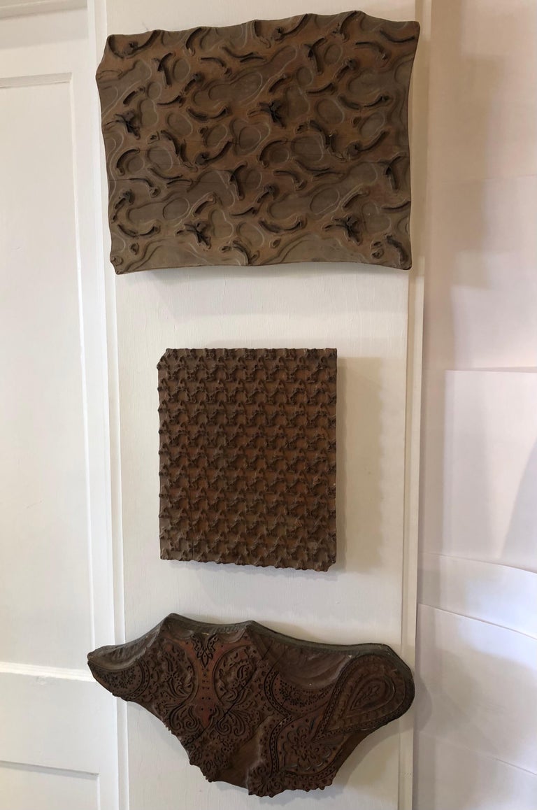 Bianchini Ferier French Fabric House Hand Carved Wood Block For Sale at ...