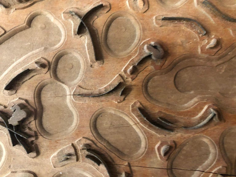 Bianchini Ferier French Fabric House Hand Carved Wood Block For Sale at ...