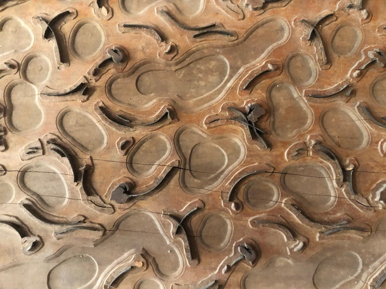 Bianchini Ferier French Fabric House Hand Carved Wood Block For Sale at ...