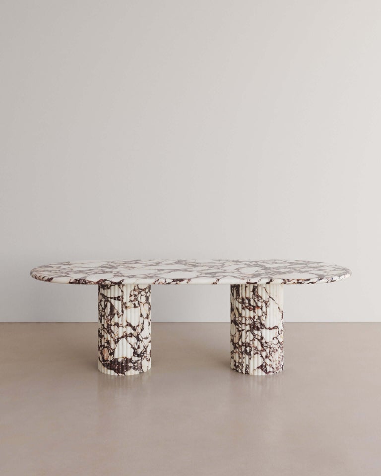 Bianco Onyx Antica Dining Table II by The Essentialist For Sale at 1stDibs