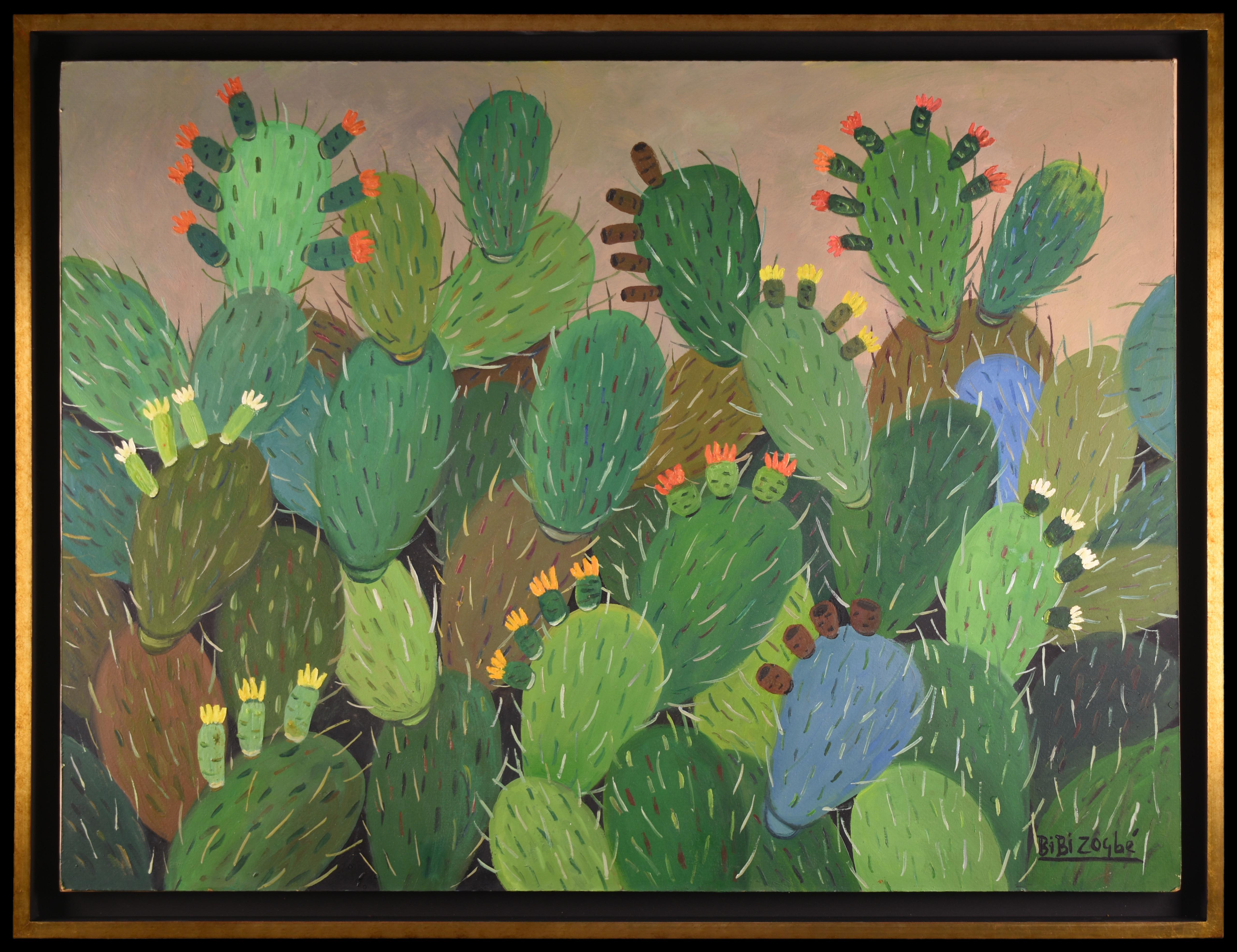 Bibi Zogbe - Lebanon thistles 'Chardons', by the flower painter Bibi ...