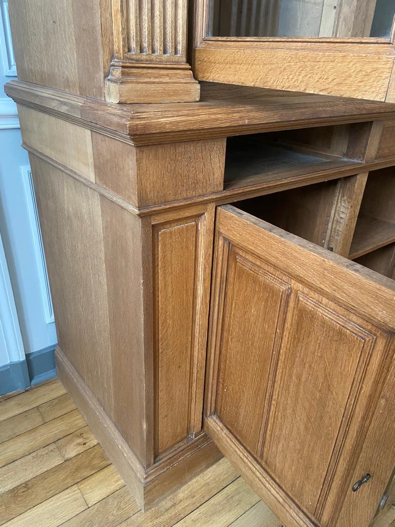 Old French Library Late 19th Century Solid Oak Period Tiles For Sale at ...