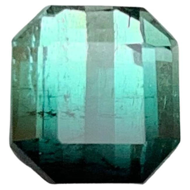 Bicolor Natural Tourmaline Ring Gemstone 1.80Ct Octagon Emerald Cut for ...