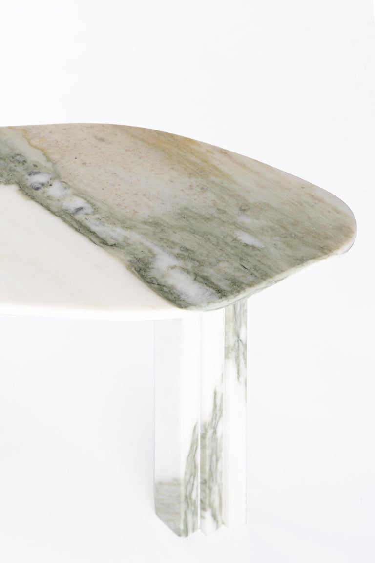 Bicolor Sculptural Dining Marble Table Signed by Lorenzo Bini For Sale ...