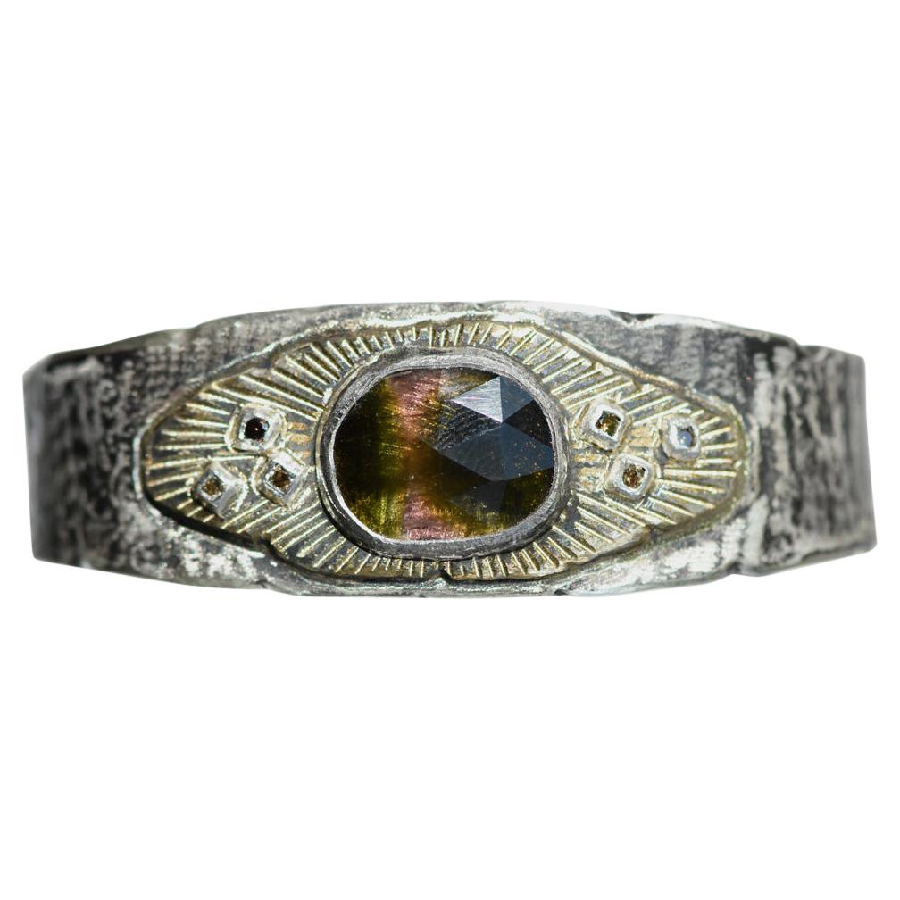 Tiffany and Co Mixed Metals Cuff at 1stDibs