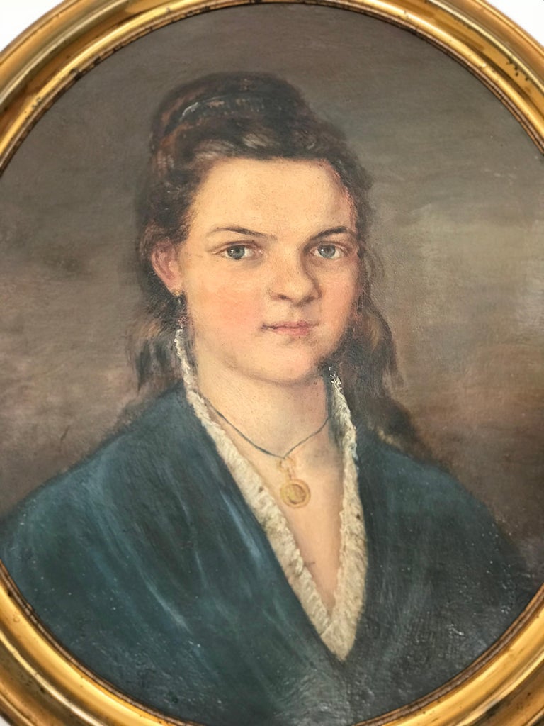 Biedermaier Portret "1840" For Sale at 1stDibs