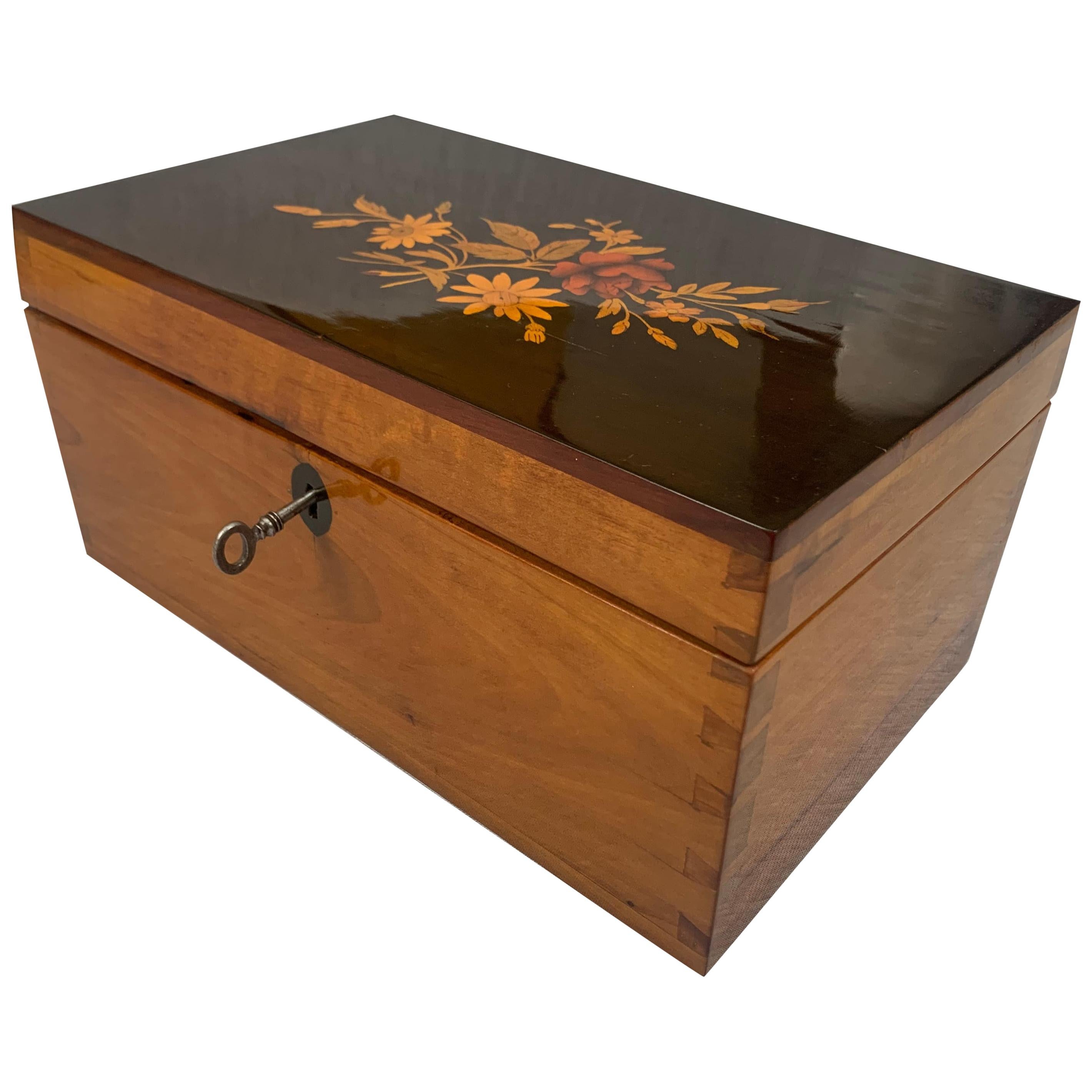 Original Joiner Guild Chest from the Biedermeier Period For Sale at 1stDibs