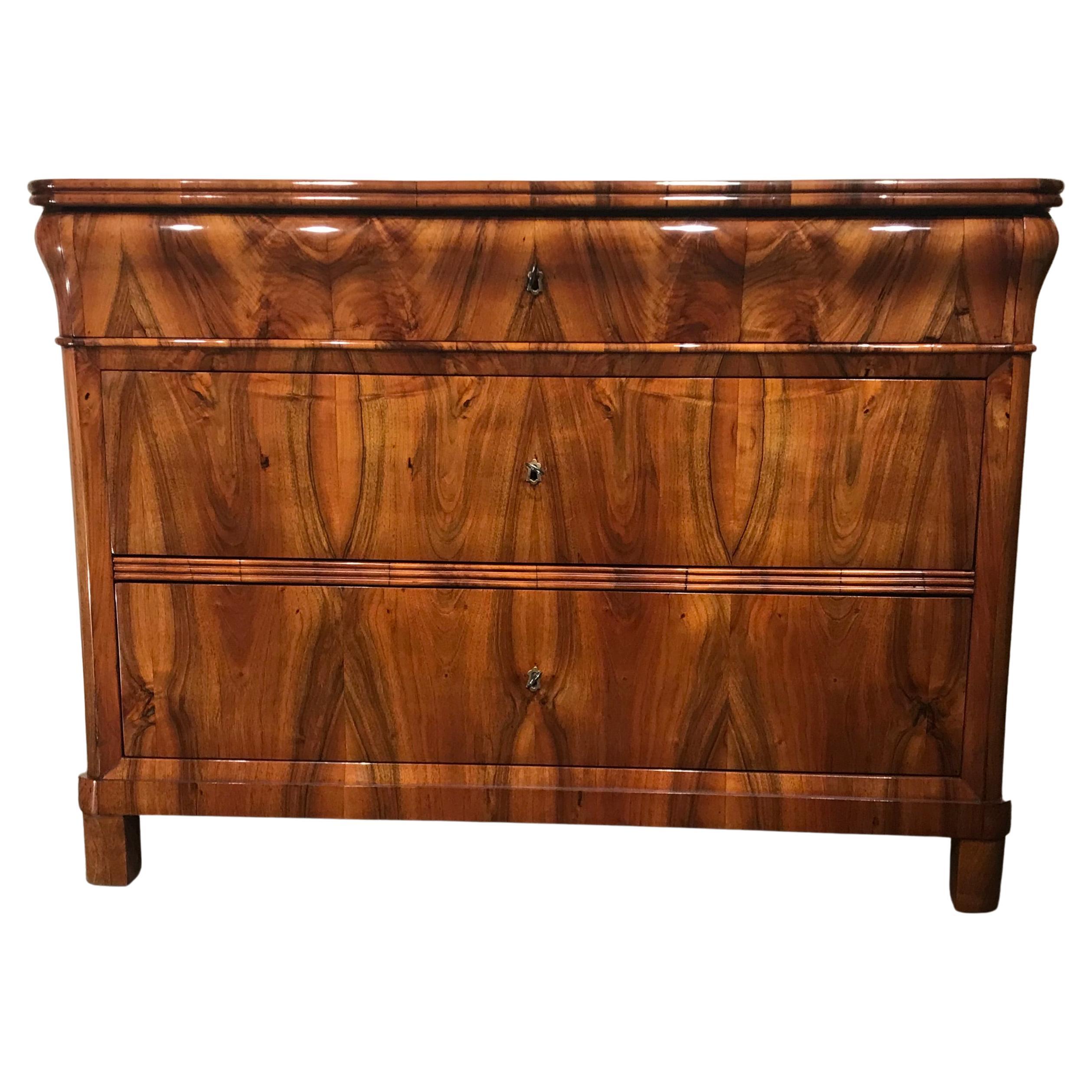 Biedermeier Revival Chest with Drink Trays, circa 1920 at 1stDibs