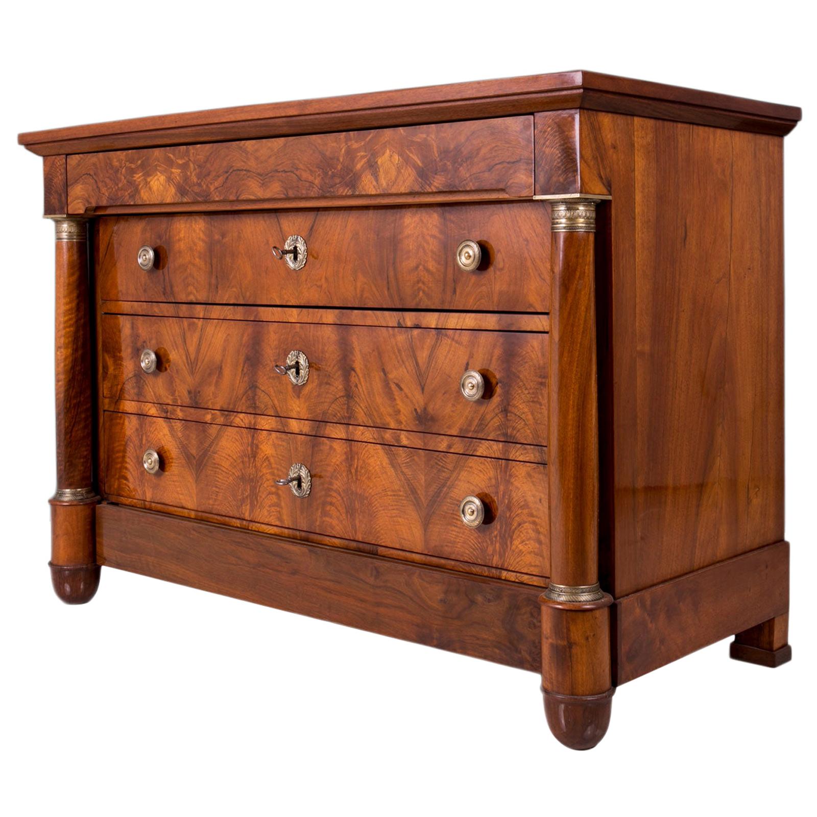 Biedermeier Chest of Drawers, France, 19th Century at 1stDibs