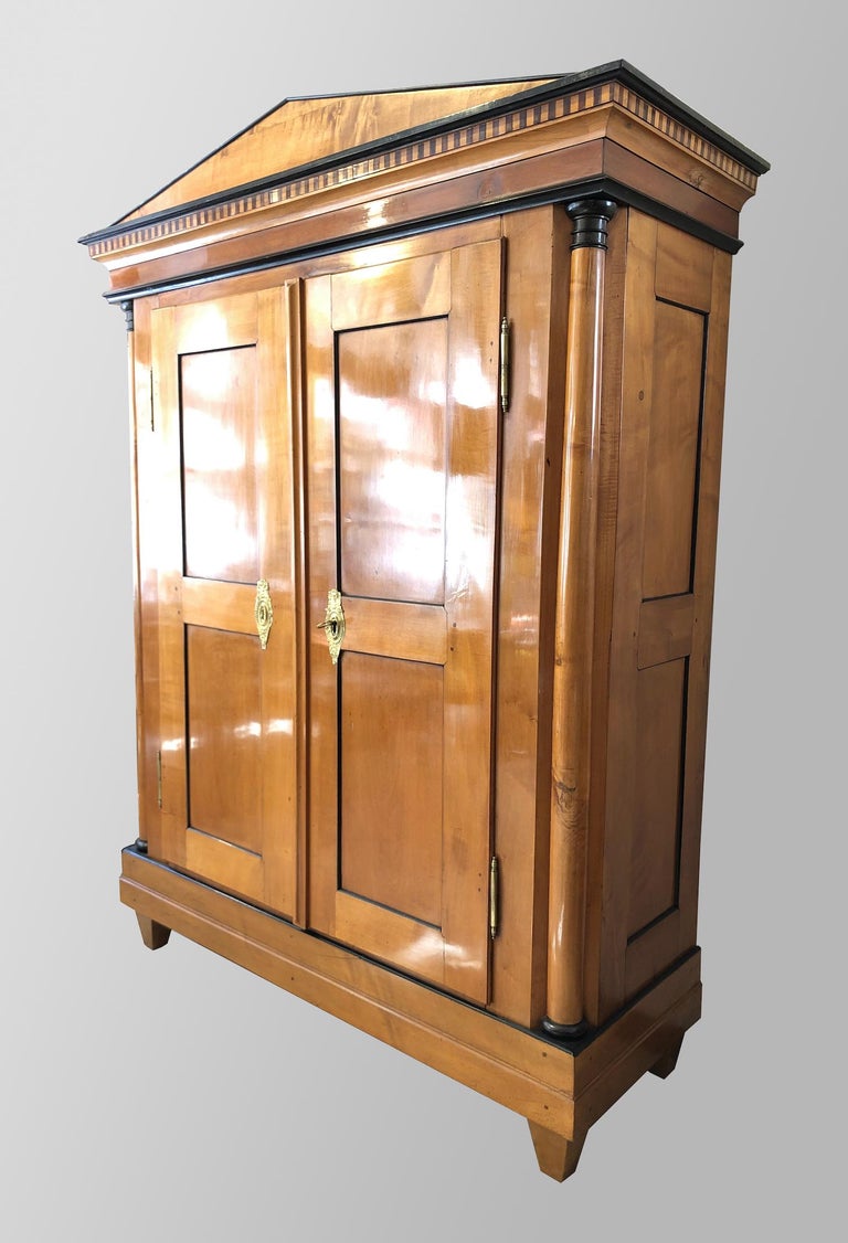Biedermeier / Empire Cabinet / Saxony Around 1810 / Maple For Sale at ...