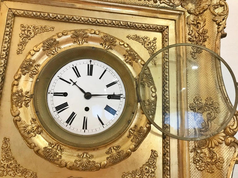 Biedermeier Frame Clock, circa 1850 at 1stDibs | biedermeier clock