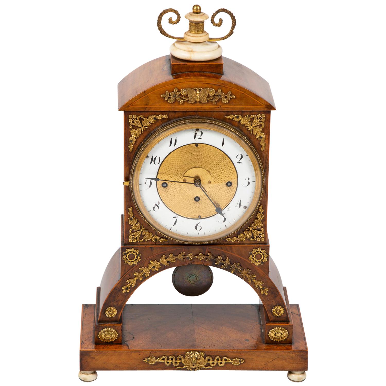 Biedermeier Frame Clock, circa 1850 at 1stDibs