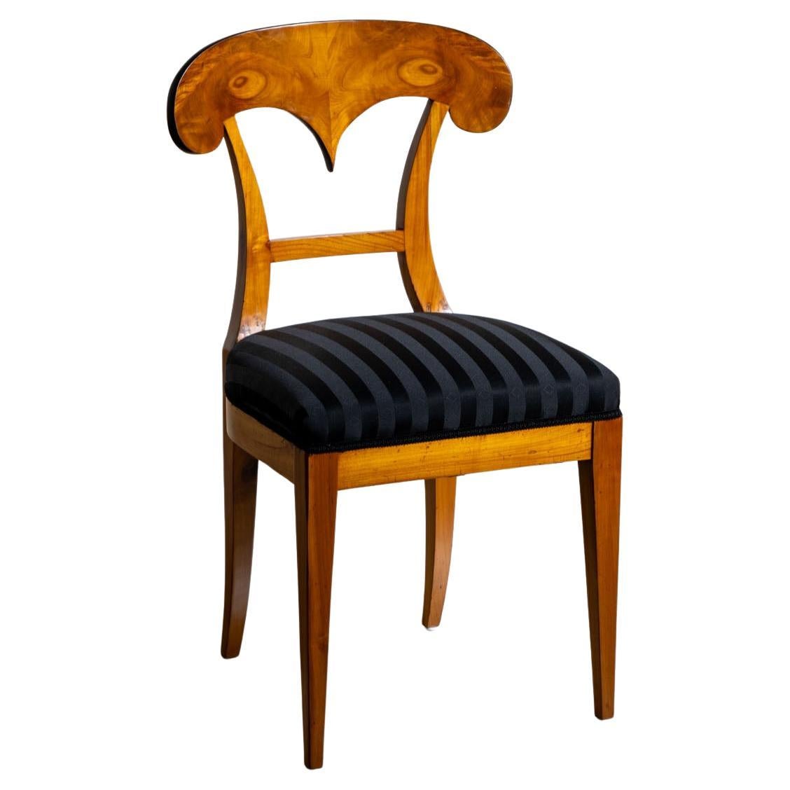 Two Biedermeier shovel chairs in cherry, Southern Germany, around 1820 ...