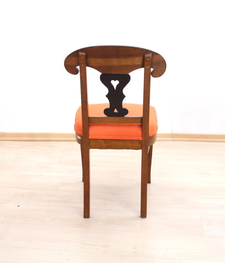 Biedermeier Shovel Chair, Ashwood, Ebonized Back Decor, Germany, circa ...