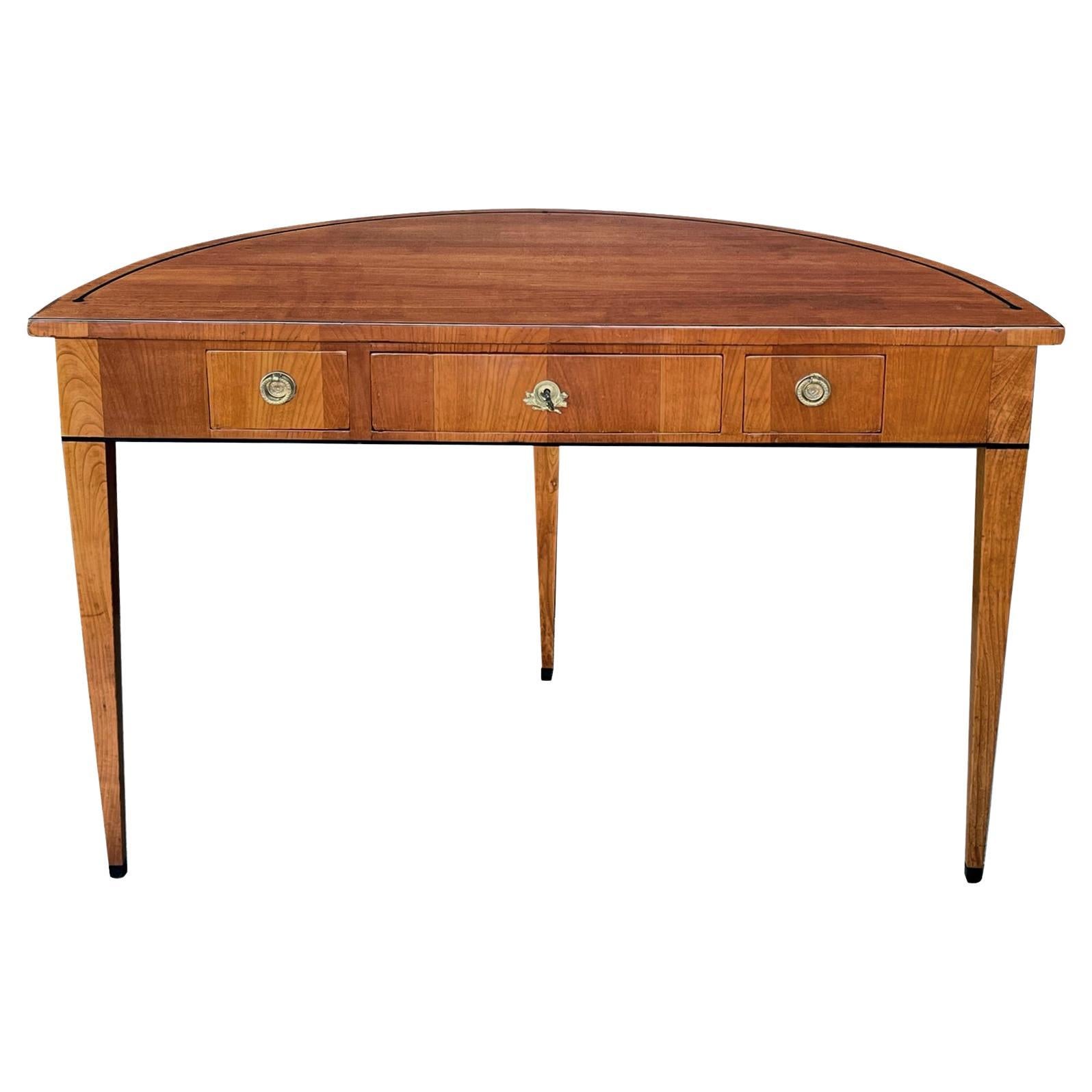 Custom Farmhouse Style Writing Desk with Pencil Drawer For Sale at 1stDibs