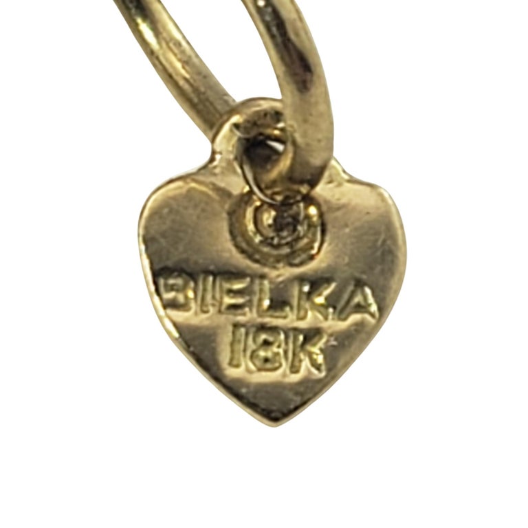 Bielka 18 Karat Yellow Gold Sea Turtle Charm at 1stDibs