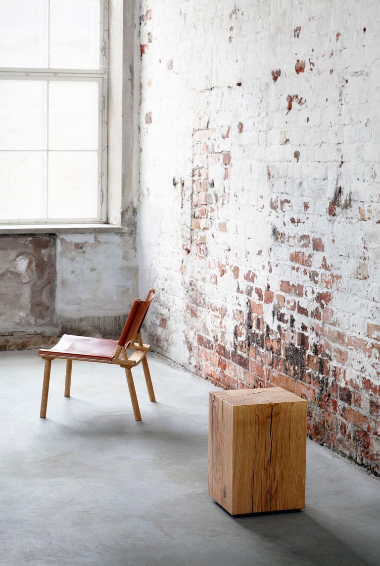 Biennale Stool-Table in Oak, by Kari Virtanen For Sale at 1stDibs