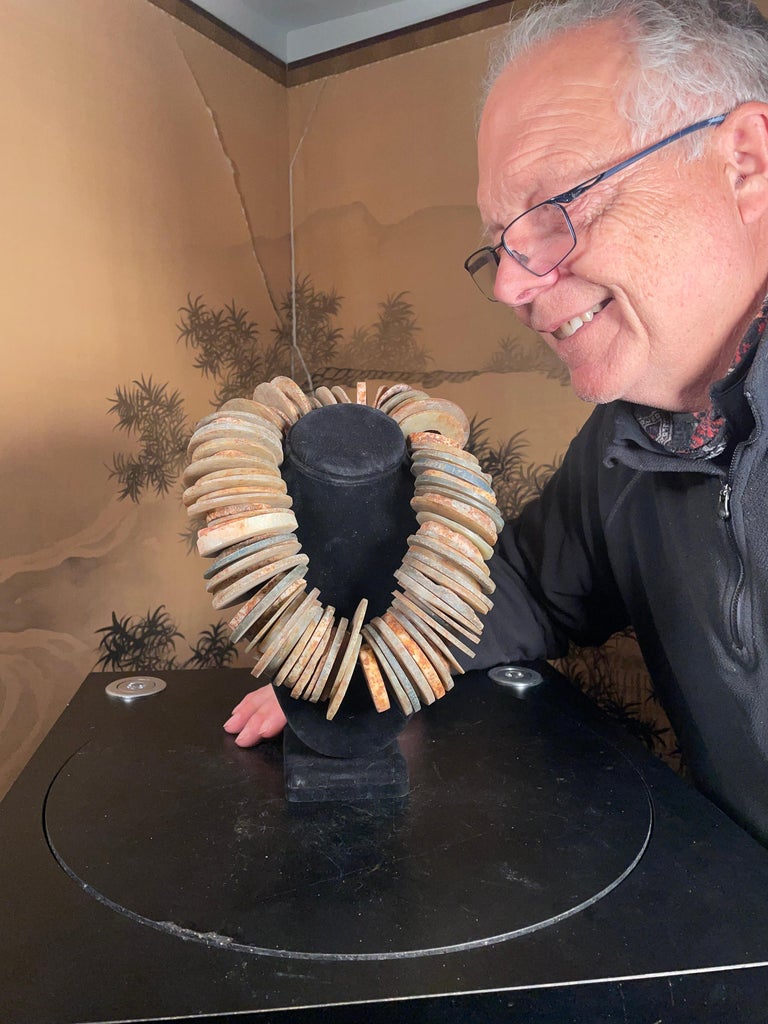 Big Cache Old Chinese Heavenly Green Jade Bi Cache, 94 Pieces For Sale ...