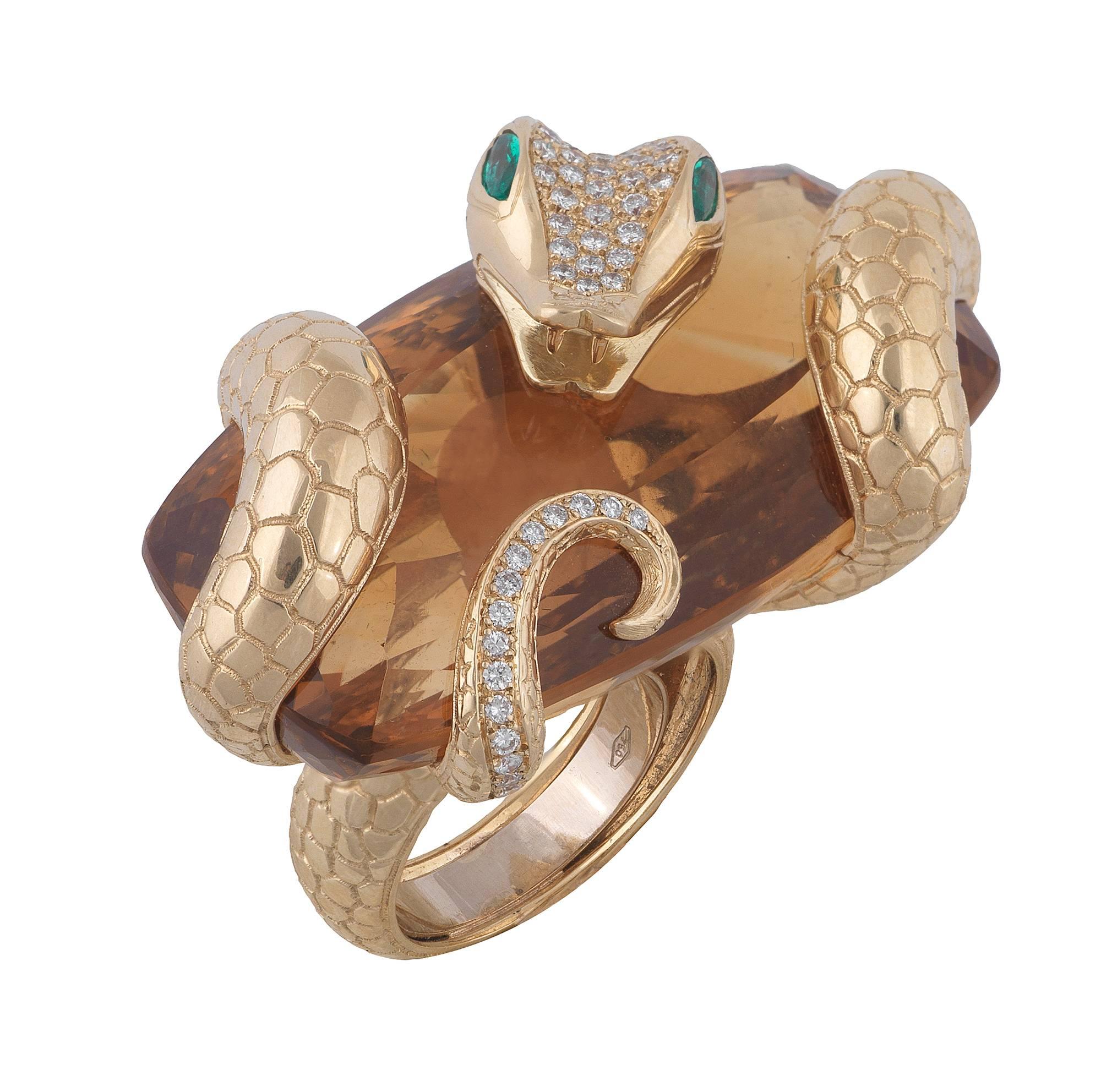Antique Gold Snake Ring at 1stdibs
