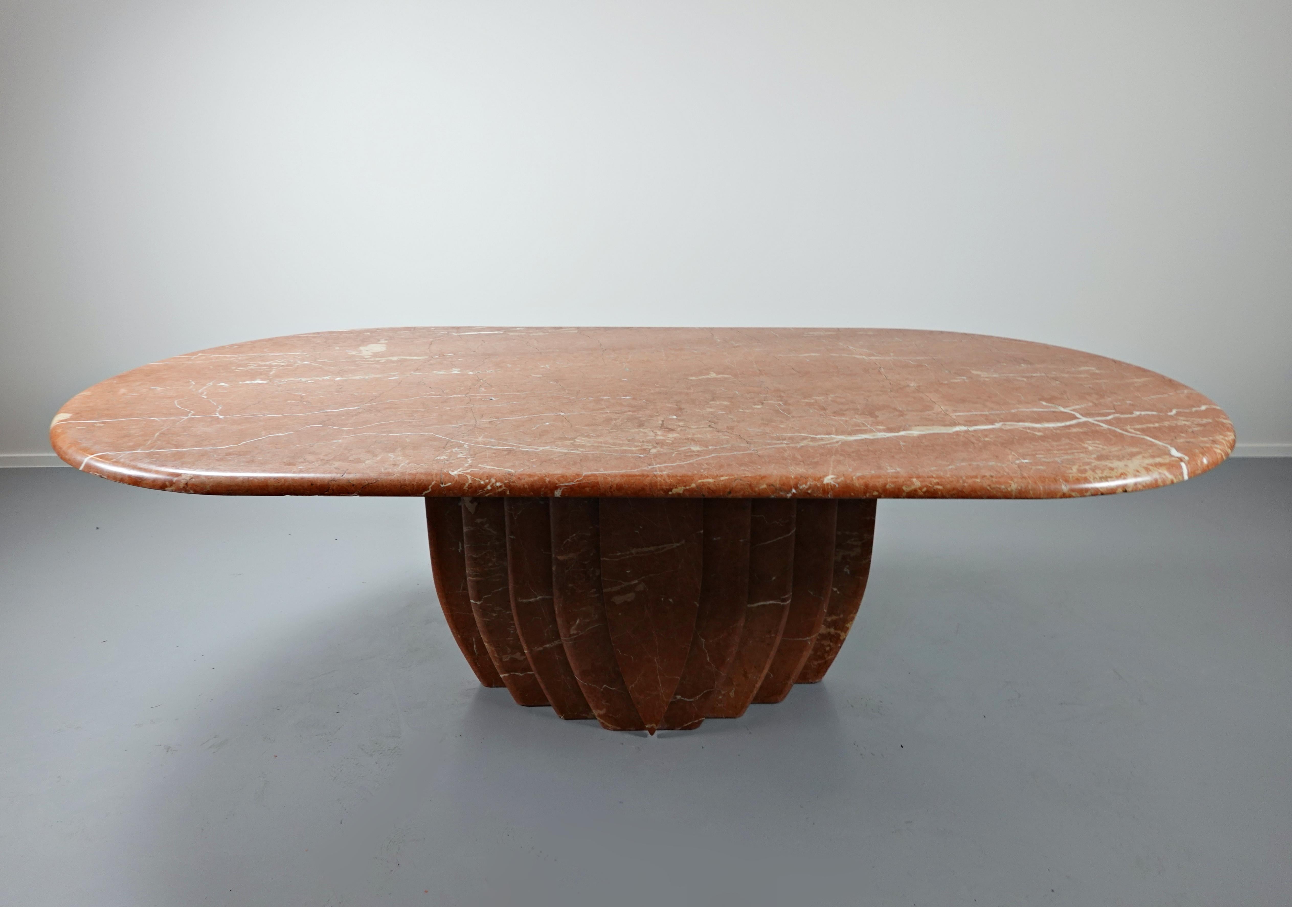 Big Mid-Century Modern Dining Table in Verona Marble at 1stDibs | big ...