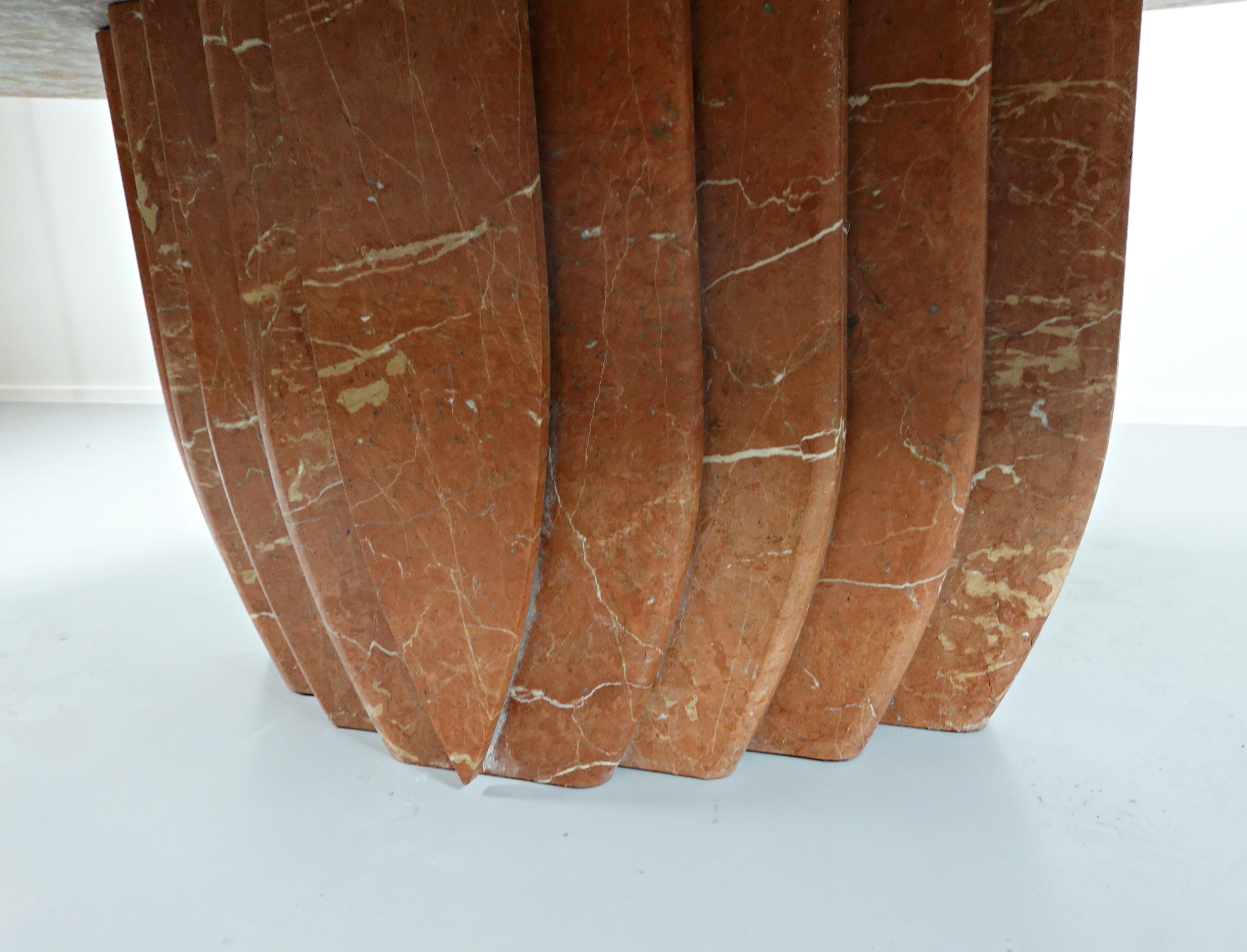 Big Mid-Century Modern Dining Table in Verona Marble at 1stDibs | big ...