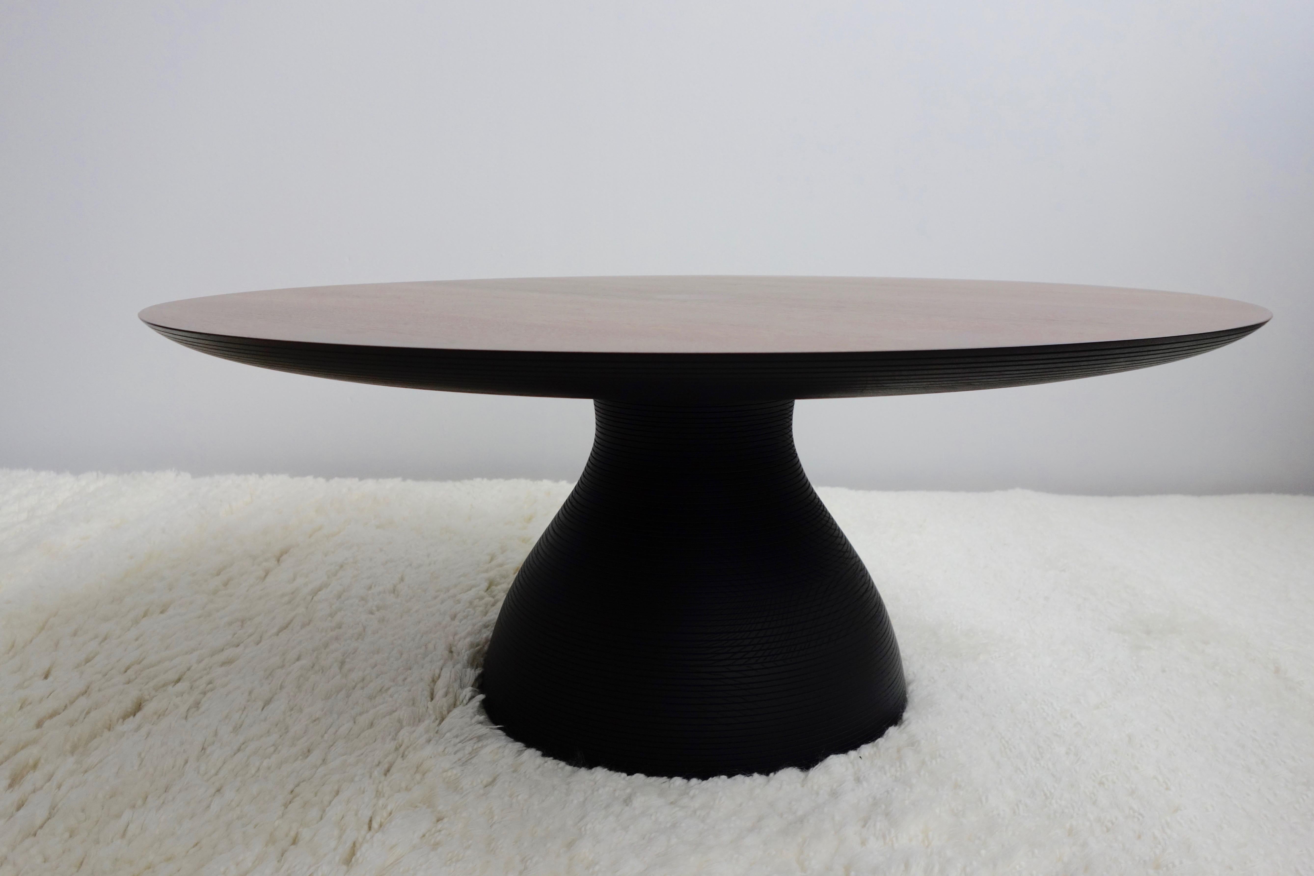 Big Diz, Modern Sculptural Handcrafted Walnut and Black Ash Coffee ...