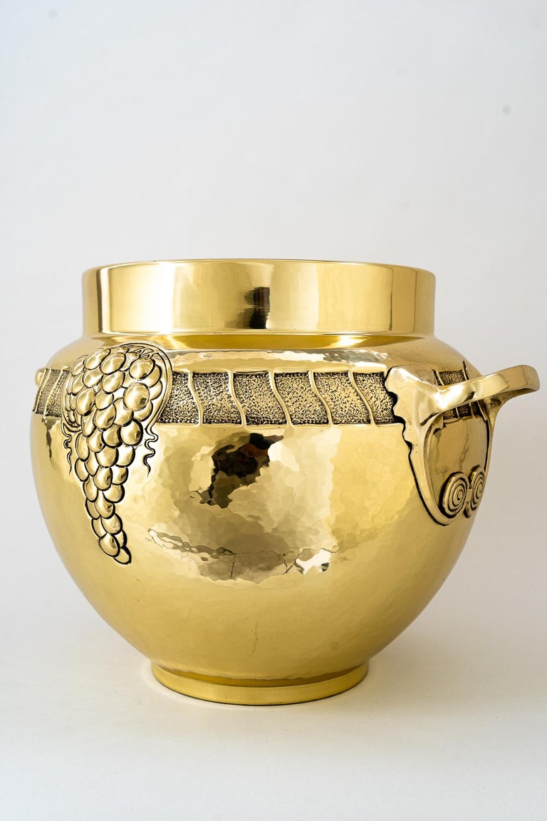 Big Floral Jugendstil Flower Pot Around 1908 For Sale at 1stDibs