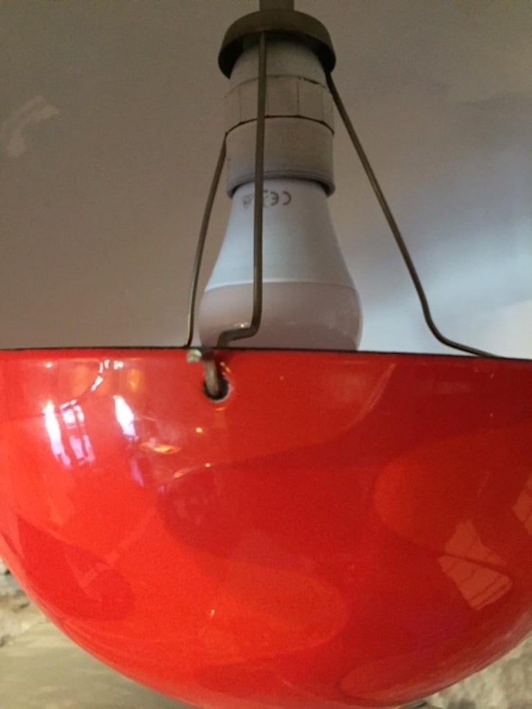 Big Flower Pot Ceiling Lamp by Verner Panton for Poulsen, 1970s For ...