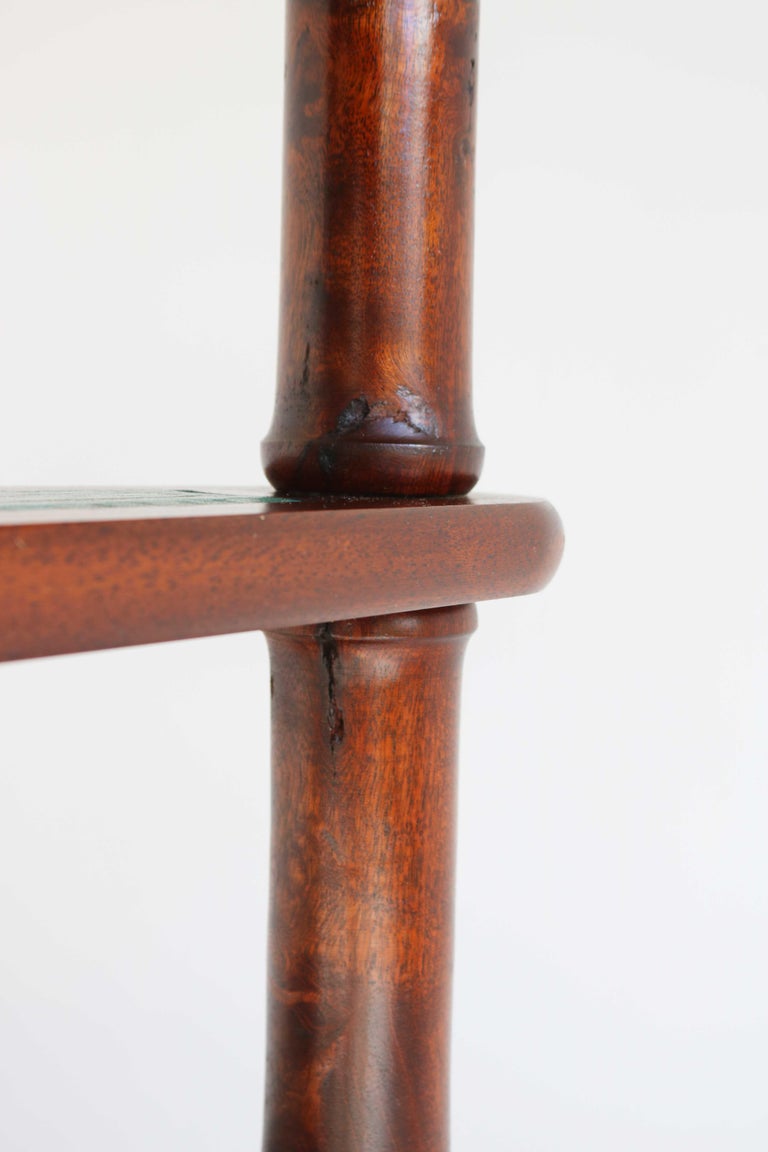 Big Library Stairs Mid-20th Century Library Steps Ladder Carved Wood ...