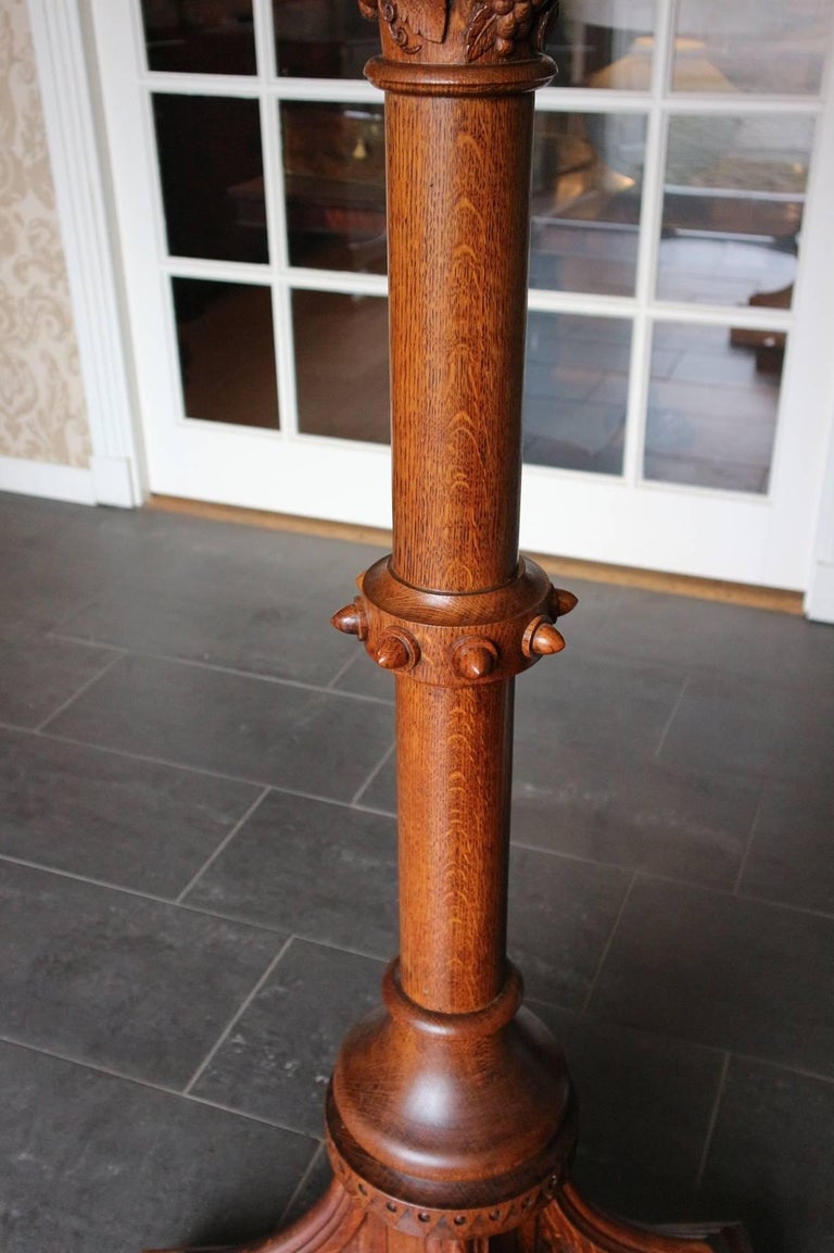 Big Oak Reading Stand or Book Stand at 1stDibs | wooden floor book ...