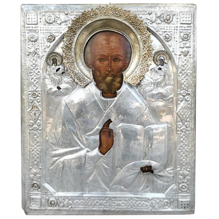 Big Russian Icon 19th Century at 1stDibs