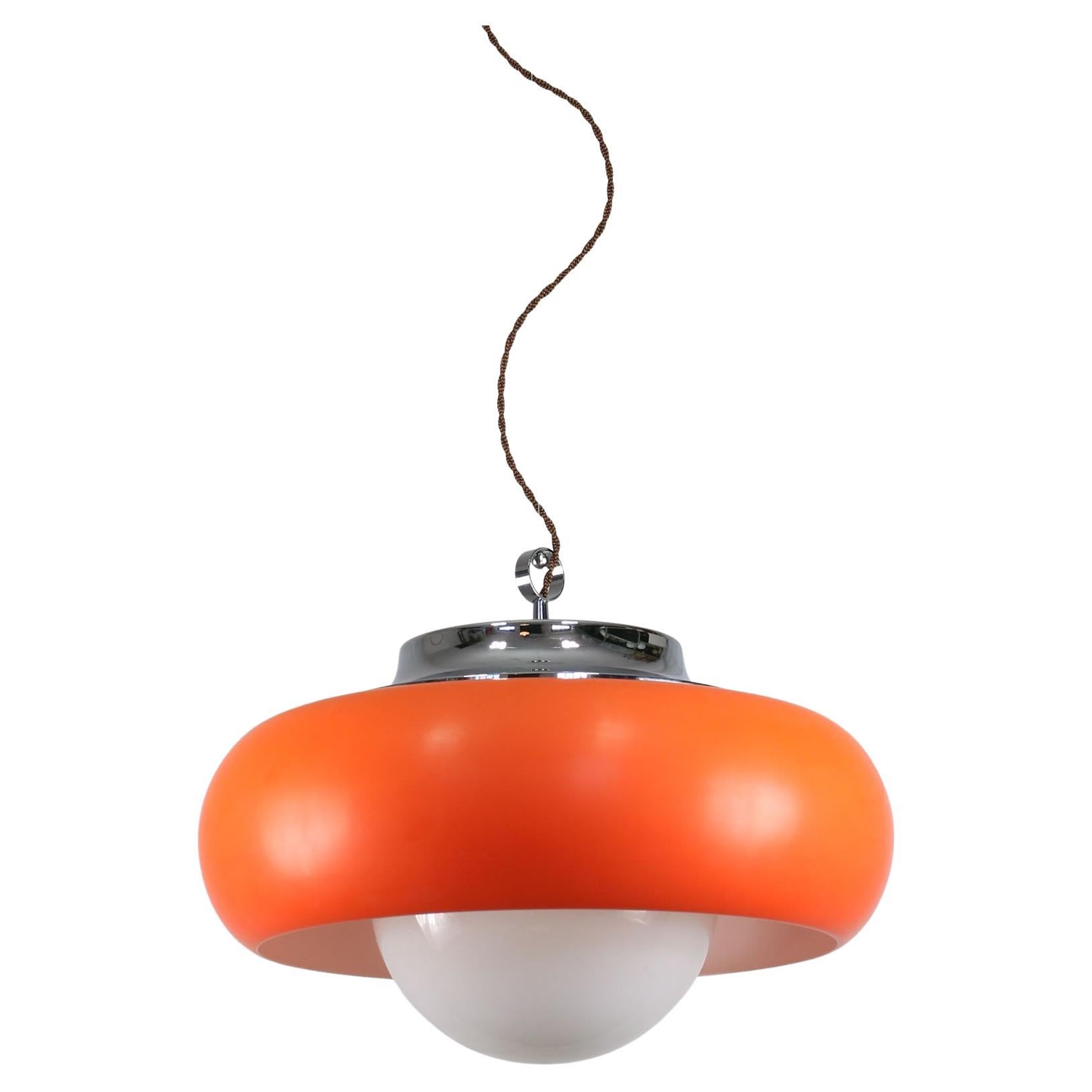 60s 70s Lamp Light Ceiling Lamp Ball Lamp Doria Glass Space Age Design ...