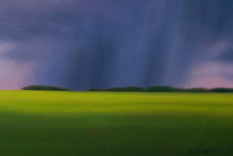 "Big Storm Palette" Green, Blue Oil Landscape by Storm Chaser Ian ...