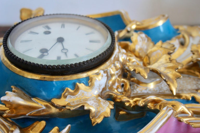 Big Vieux Paris Wall Clock For Sale at 1stDibs