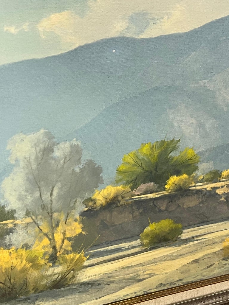 Big Wash 'at Joshua Tree' Signed Karl Albert Desert Mountains For Sale ...