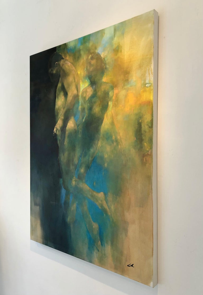 Bill Bate - Breaking Through - abstract human figurative expression ...