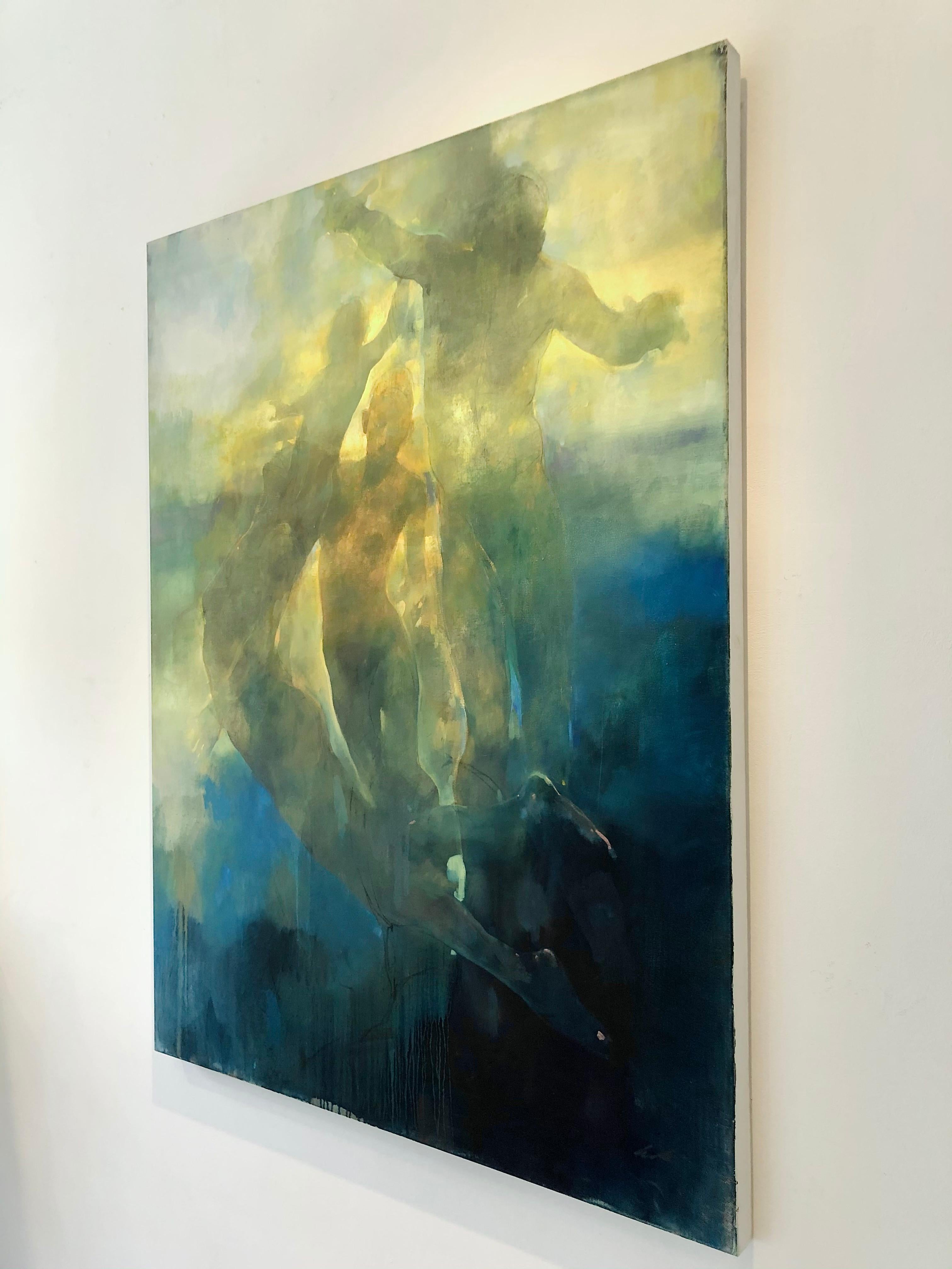 Bill Bate - Ethereal - abstract human form figurative oil painting art ...