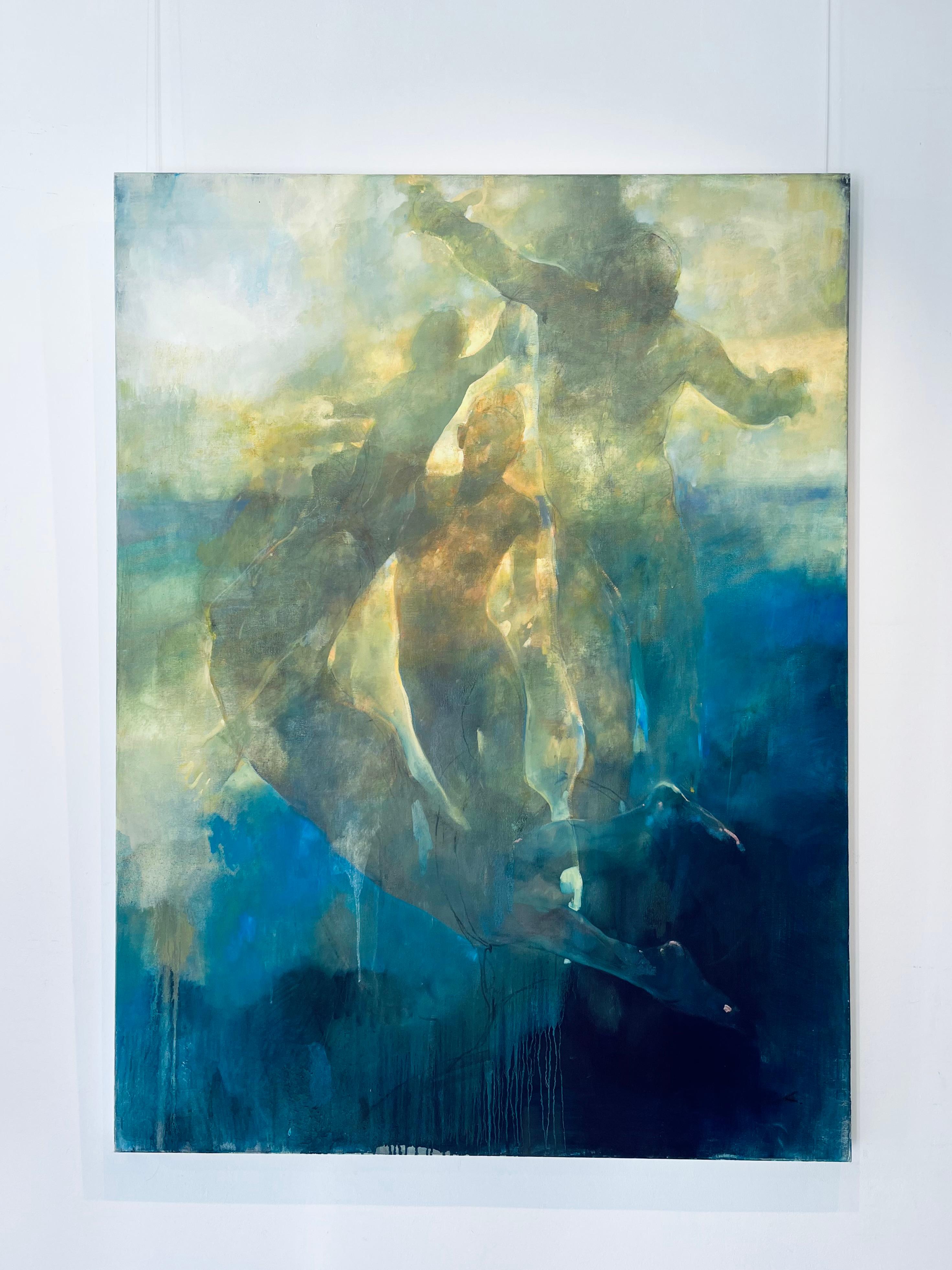 Bill Bate - Ethereal - abstract human form figurative oil painting art ...