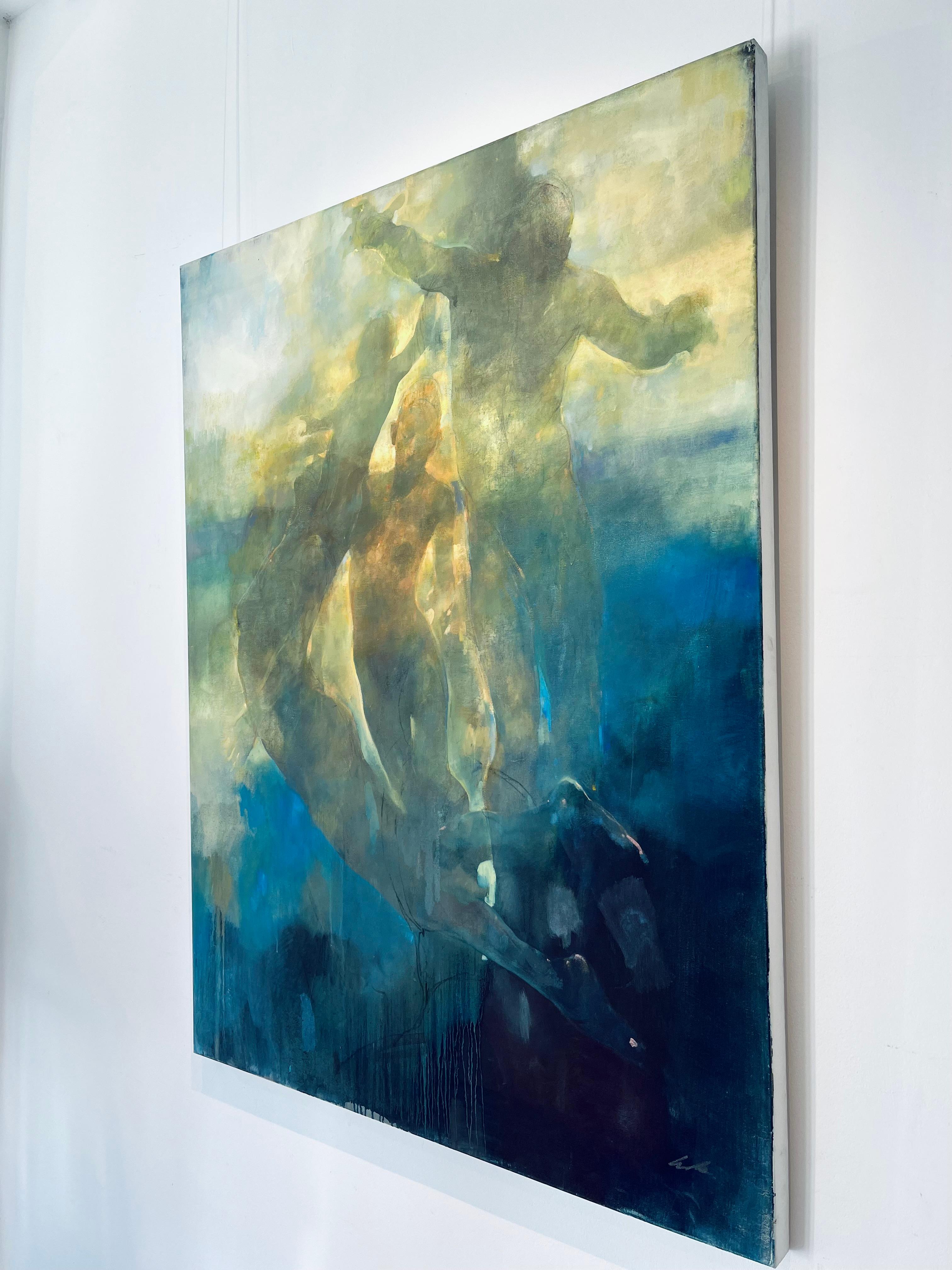 Bill Bate - Ethereal - abstract human form figurative oil painting art ...