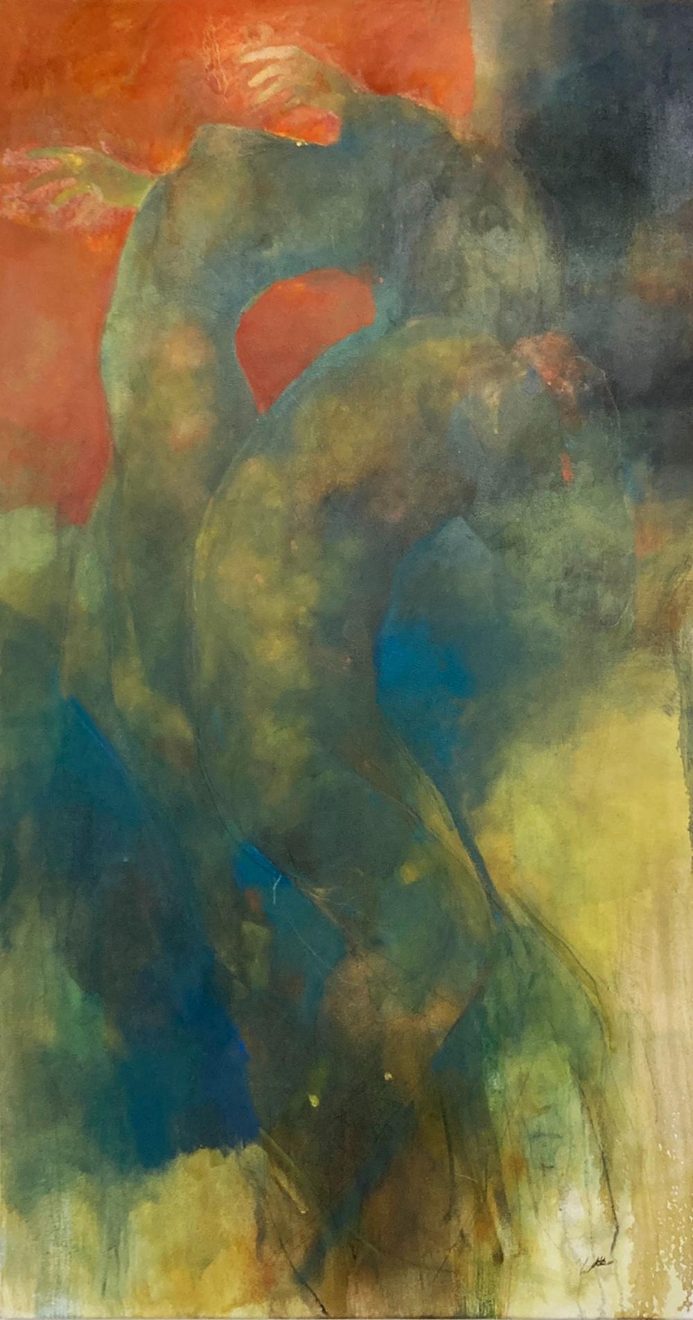 Bill Bate - Morphosis II underwater painting , blue painting , sea ...