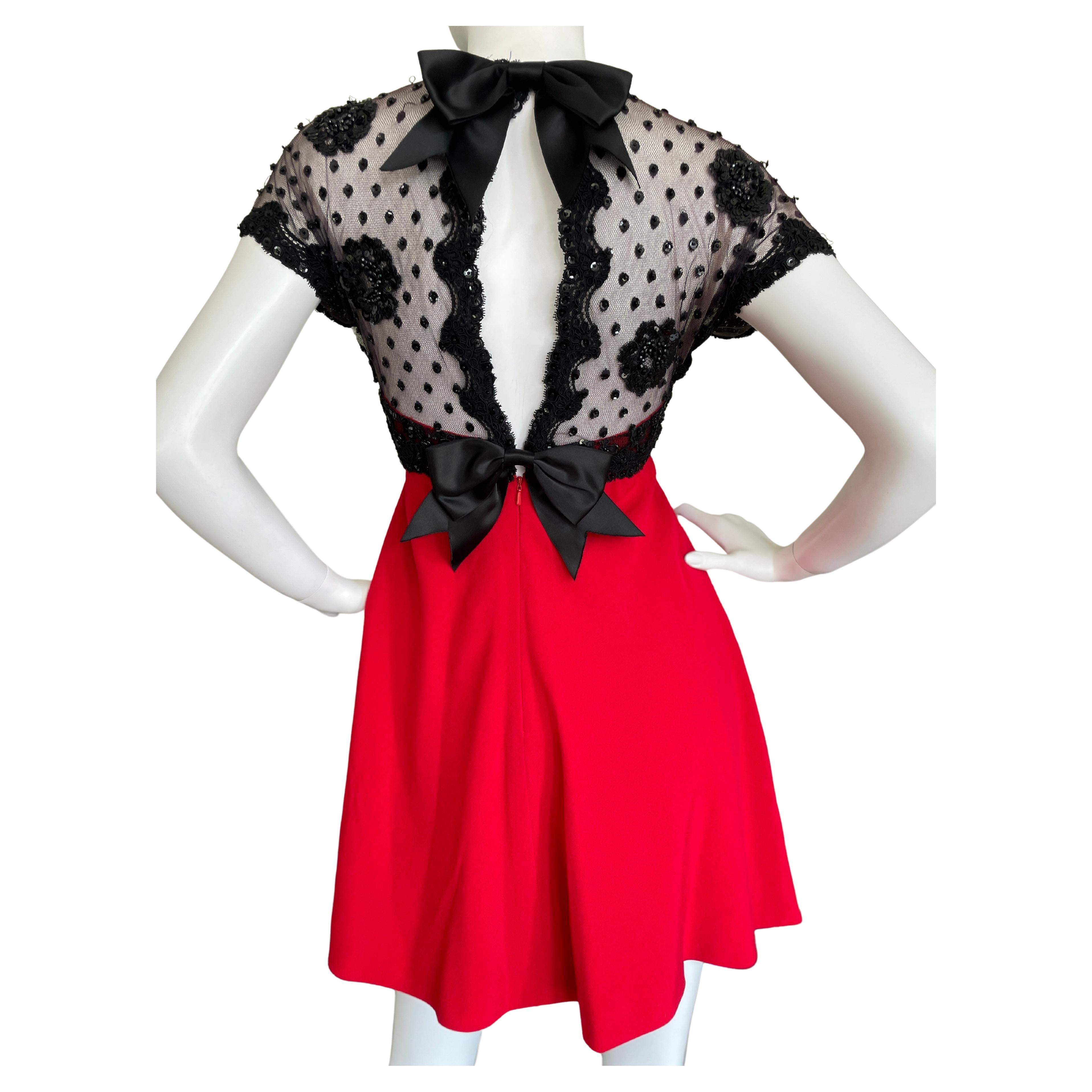 Bill Blass for Saks Fifth Avenue 1980's Sheer Sequin Cocktail Dress For ...