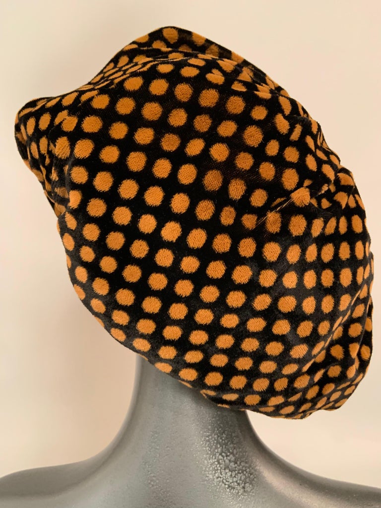 Bill Cunningham William J Polka Dot Velvet Hat in the Original William ...