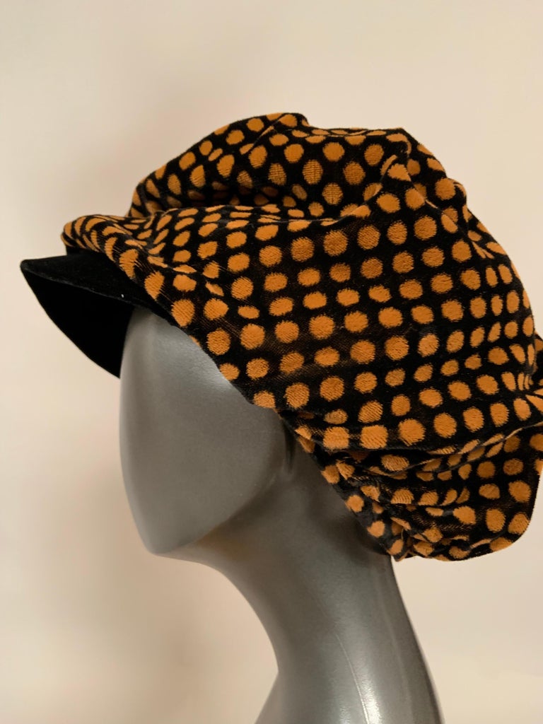 Bill Cunningham William J Polka Dot Velvet Hat in the Original William ...