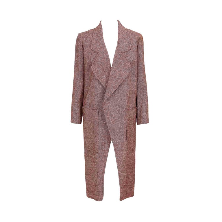 Bill Gibb 1970s Vintage Rare Tweed Maxi Wrap-Around Coat at 1stDibs ...