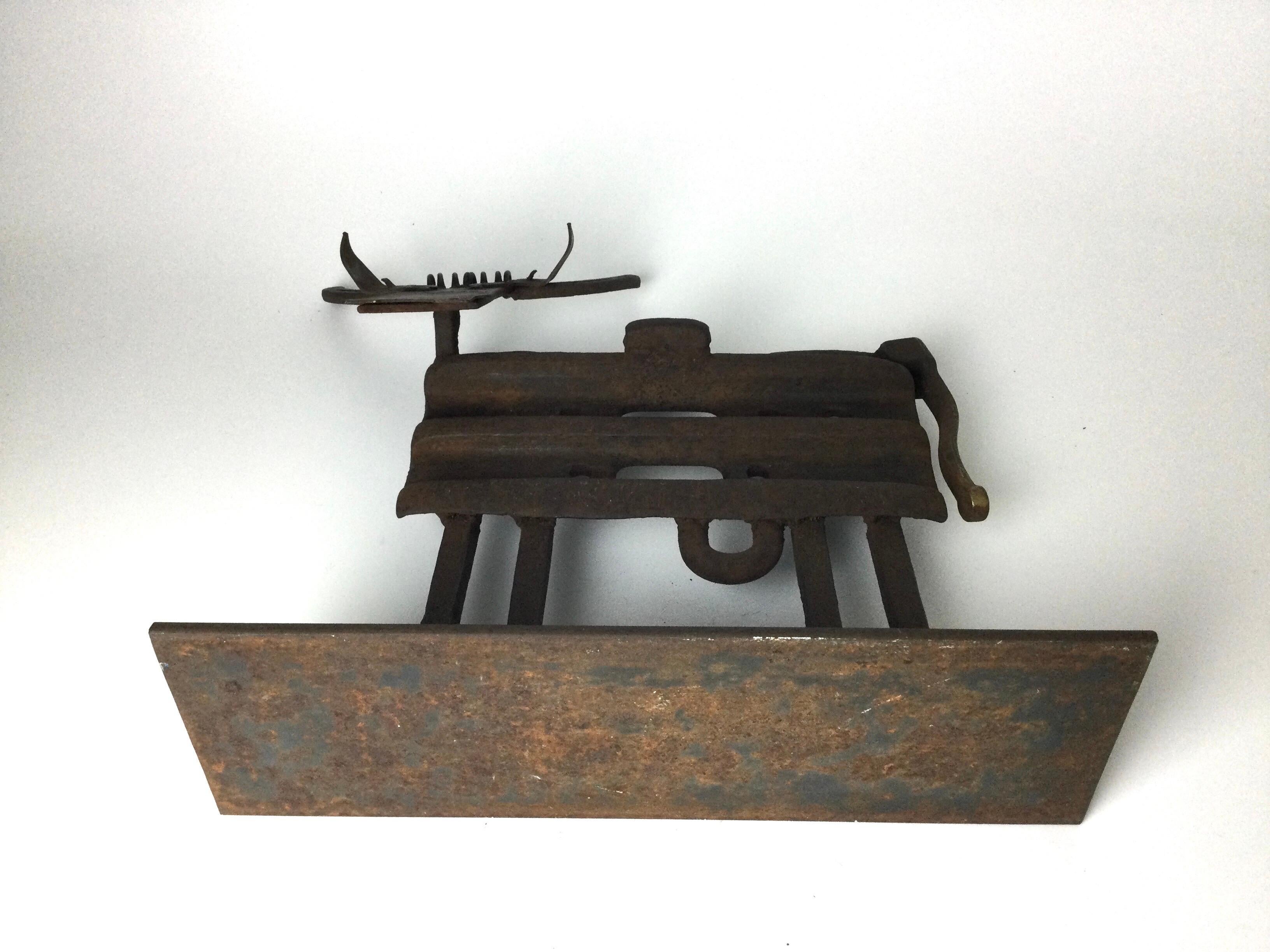 Bill Heise Escultura moderna de toro de metal encontrado en venta en ...
