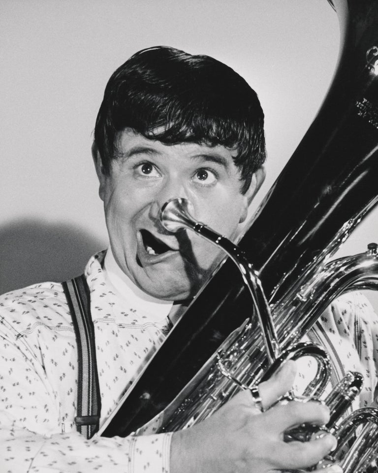 Bill Kobrin - Buddy Hackett Comical Portrait with Tuba Globe Photos ...
