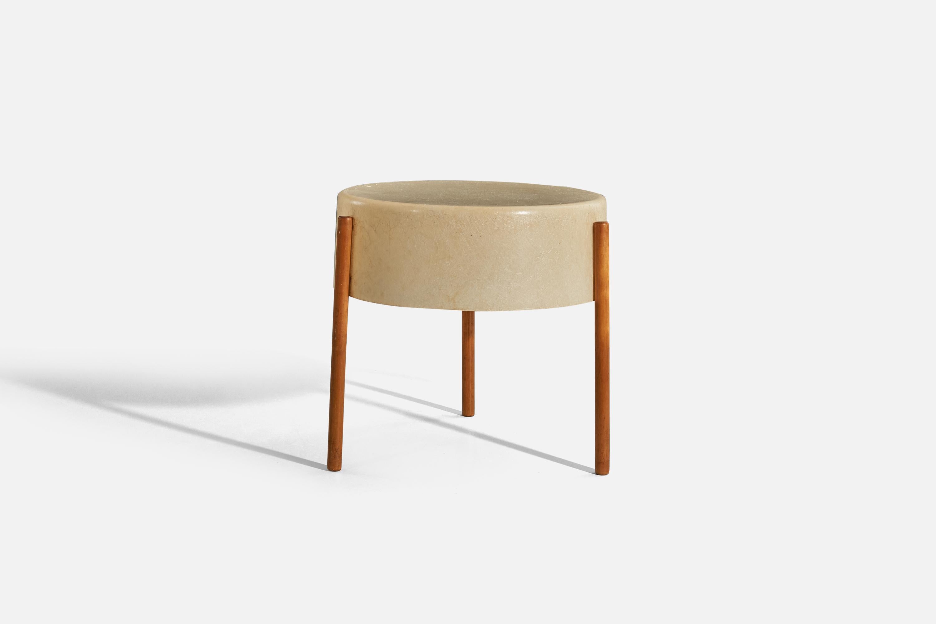 Bill Lam, Table Lamp, Fiberglass and Oak, America, 1950s For Sale at ...